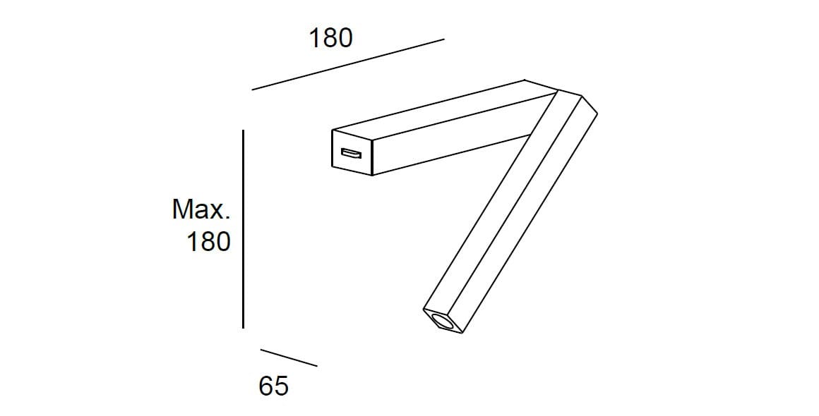 LED adjustable metal reading lamp HALL SLIM By LedsC4 design Nahtrang ...