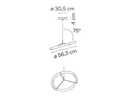 HALO JEWEL 2350 2351 Pendant lamp By Vibia