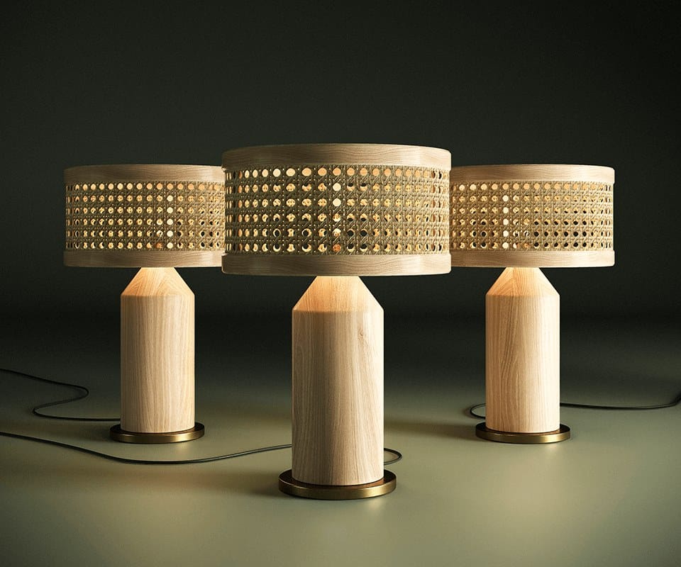 HAMILTON | Table lamp Hamilton Collection By Wood Tailors Club