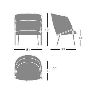 HAMMER | Easy chair high-back Hammer Collection By Segis design ...