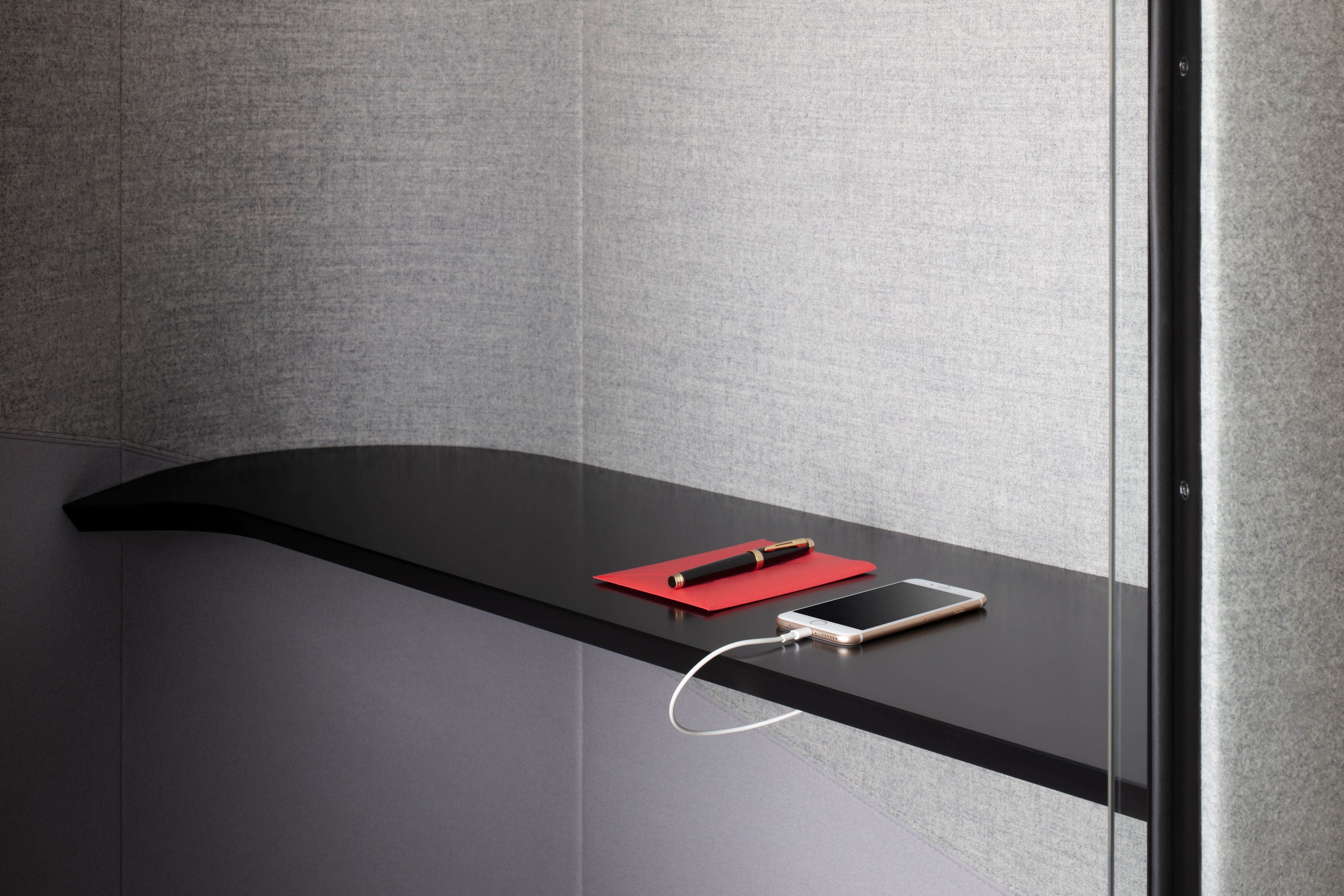 HANA Acoustic phone booth with built-in lights By MDD | design Dymitr ...