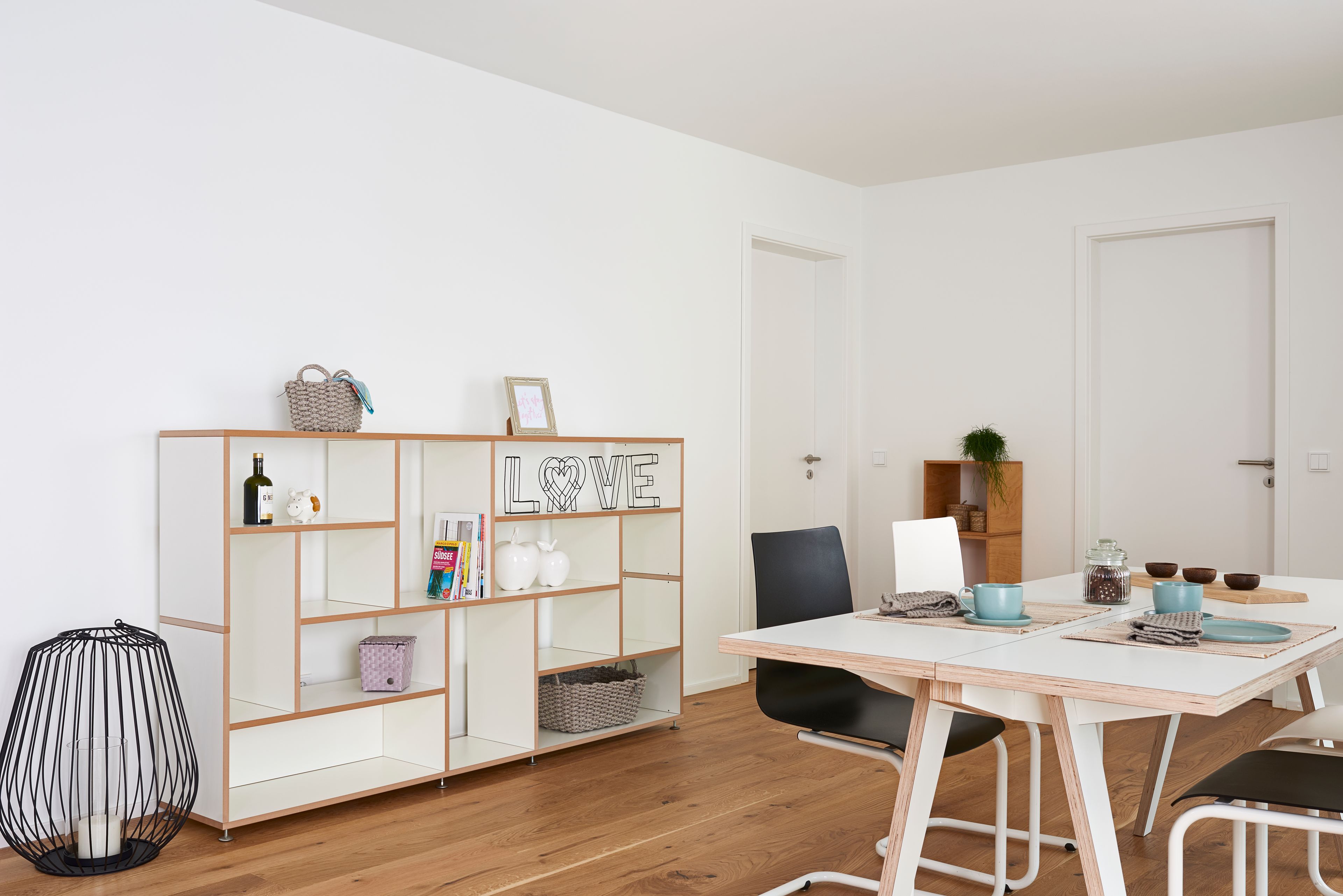 Open modular MDF bookcase HANIBAL By Tojo Möbel design FLOID Product Design