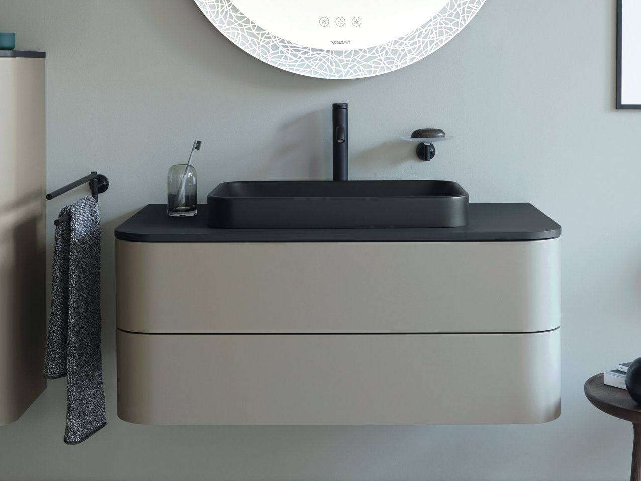HAPPY D.2 PLUS Single wall-mounted vanity unit with drawers By Duravit ...