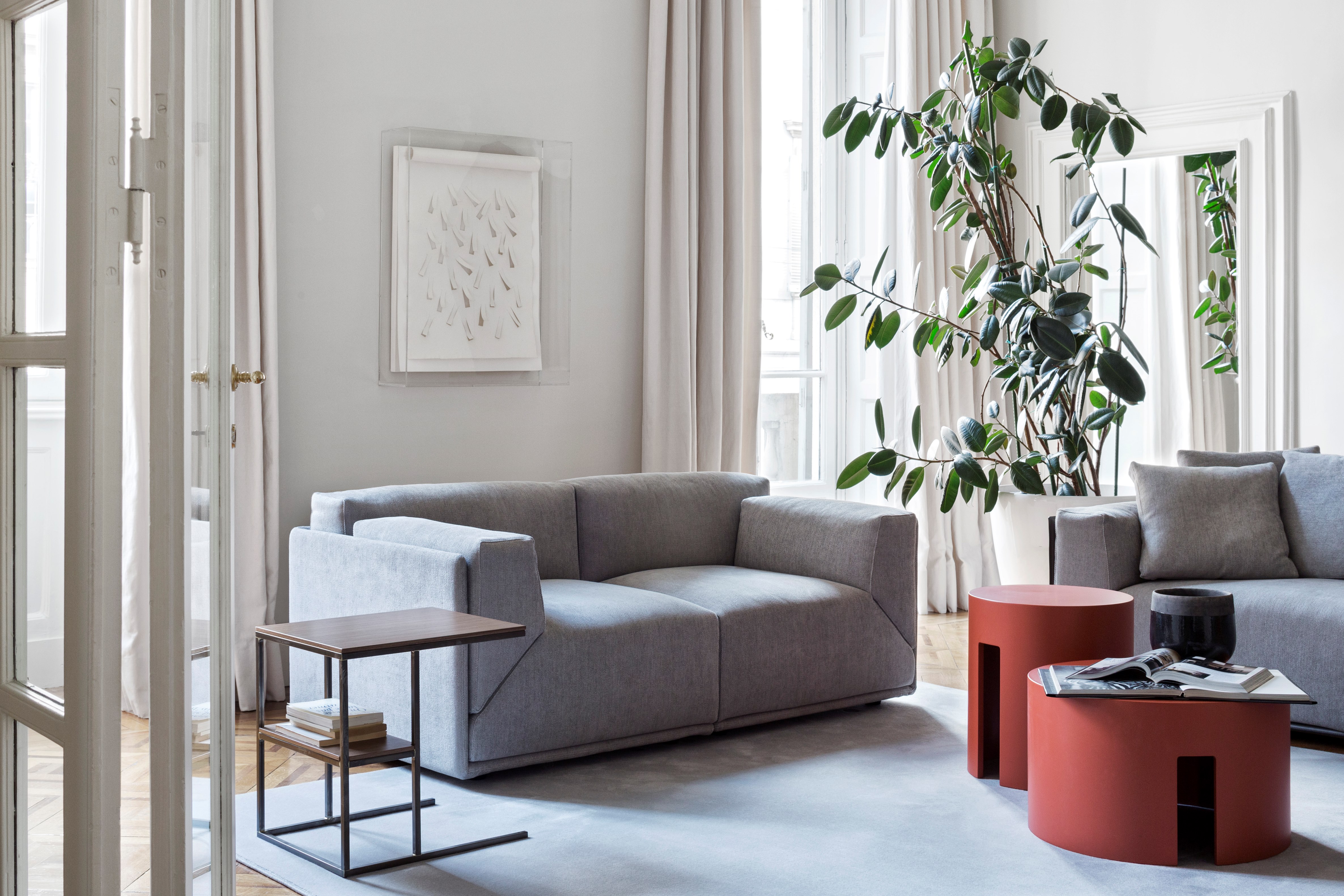 HARDY Square side table By Meridiani