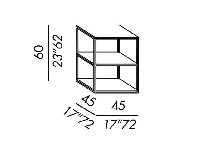 HARDY | Square coffee table By Meridiani