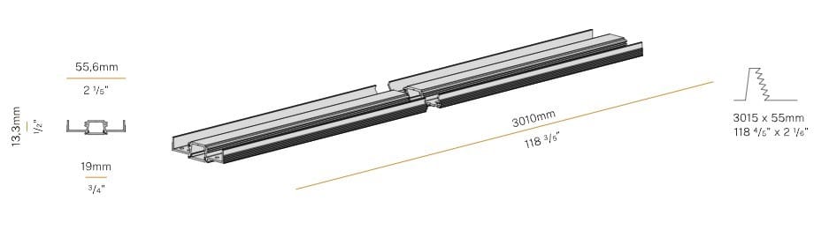 HARLEM beleuchtungsprofil By PANZERI Design Enzo Panzeri