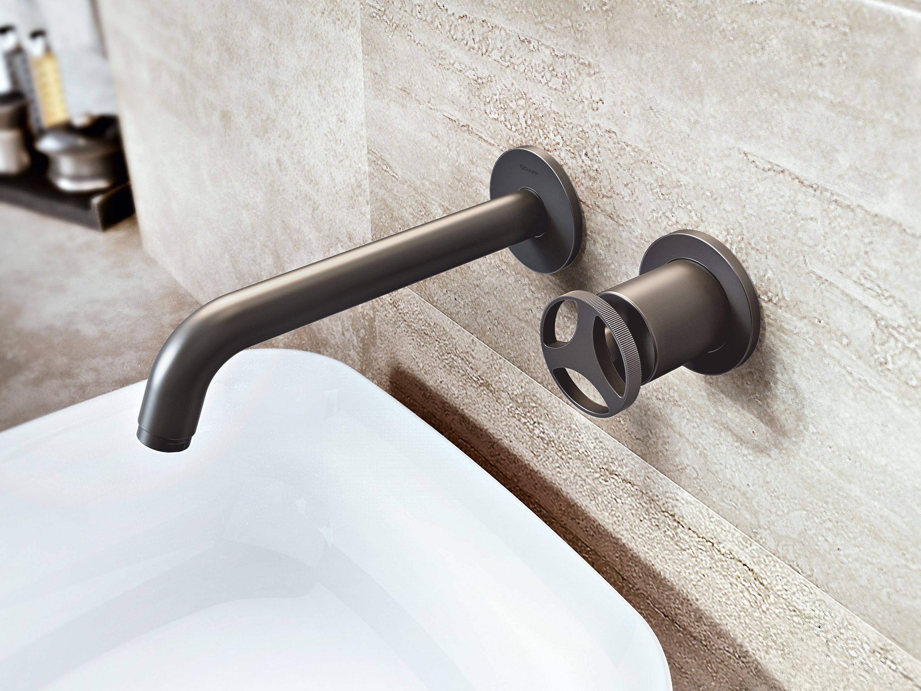 HARLEY | 2 hole washbasin mixer By GRAFF design G+Design Studio