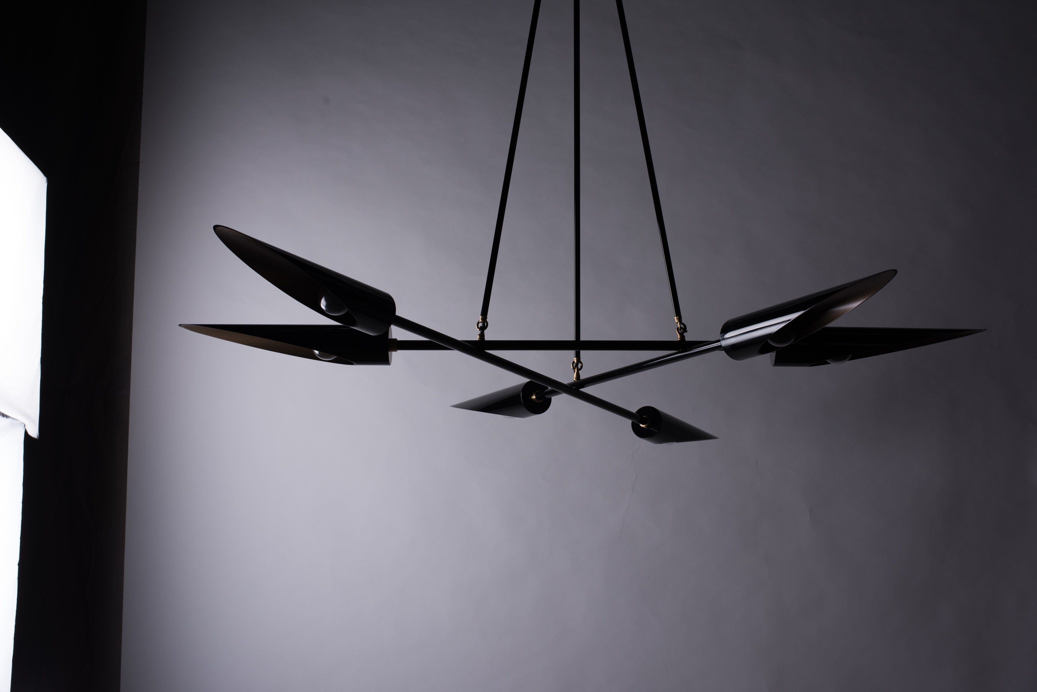 LED direct light steel pendant lamp HARMONY By Karice design Wilson ...