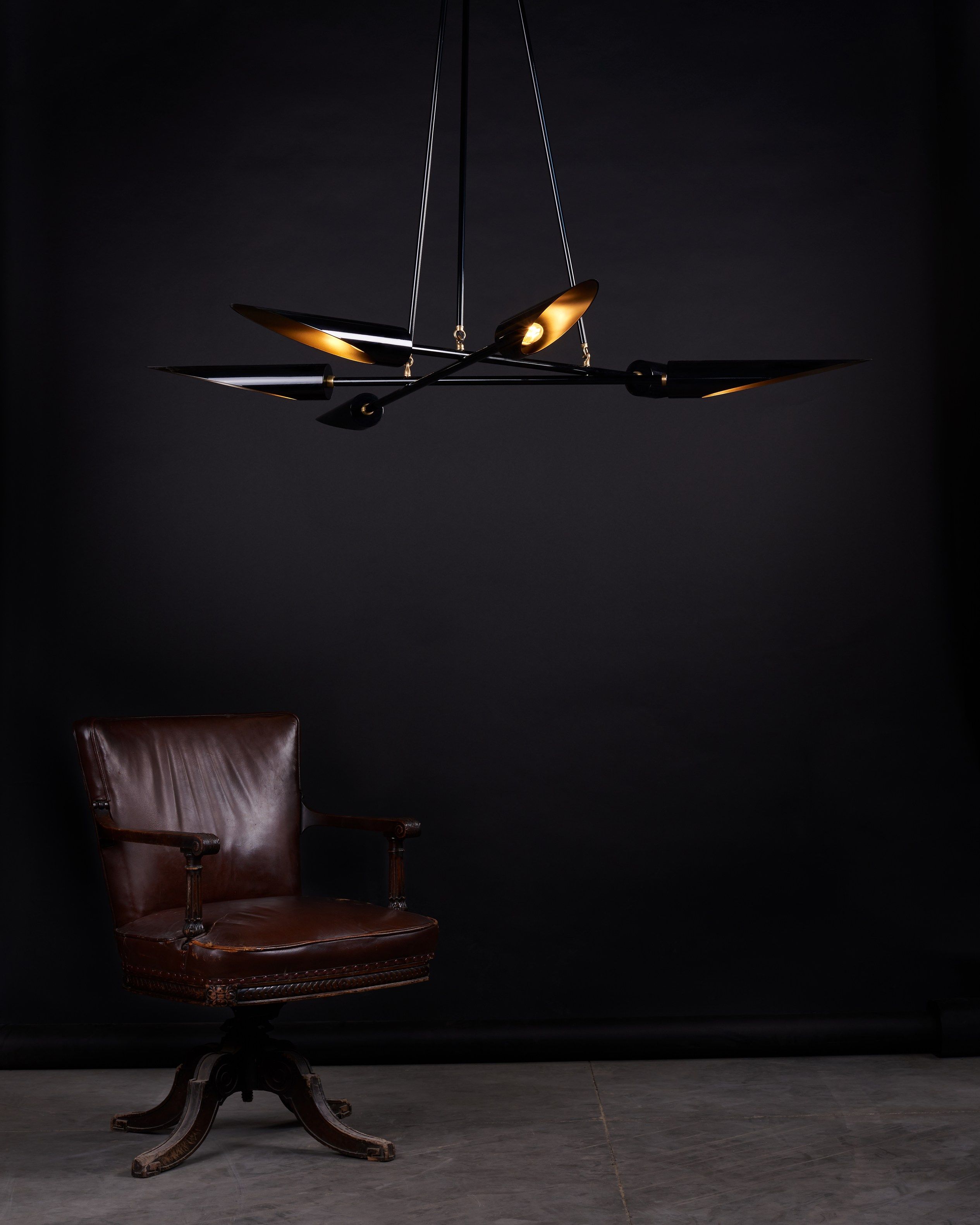 LED direct light steel pendant lamp HARMONY By Karice design Wilson ...