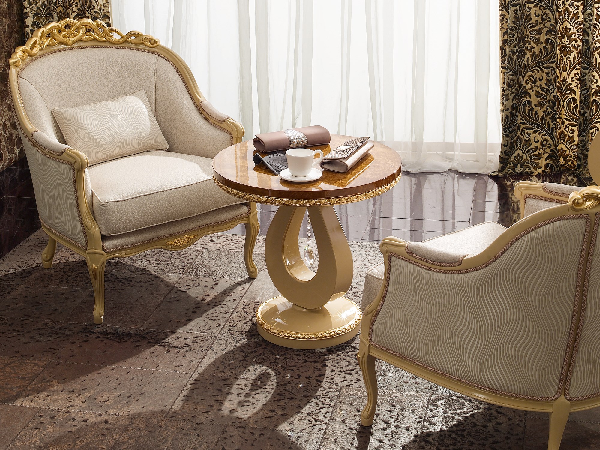 HARMONY | Round coffee table Harmony Collection By A.R. Arredamenti