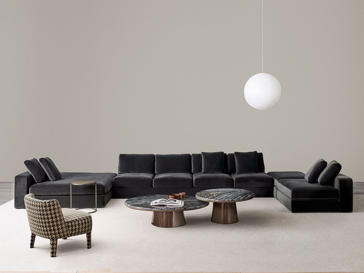 HAROLD | Corner sofa By Meridiani design Andrea Parisio