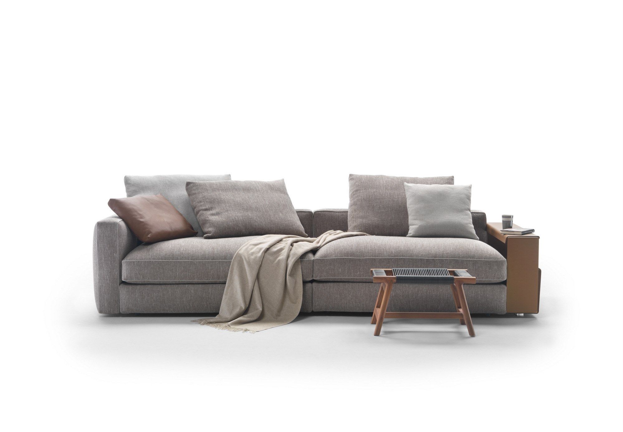 HARPER Sectional fabric sofa By Flexform | design Antonio Citterio
