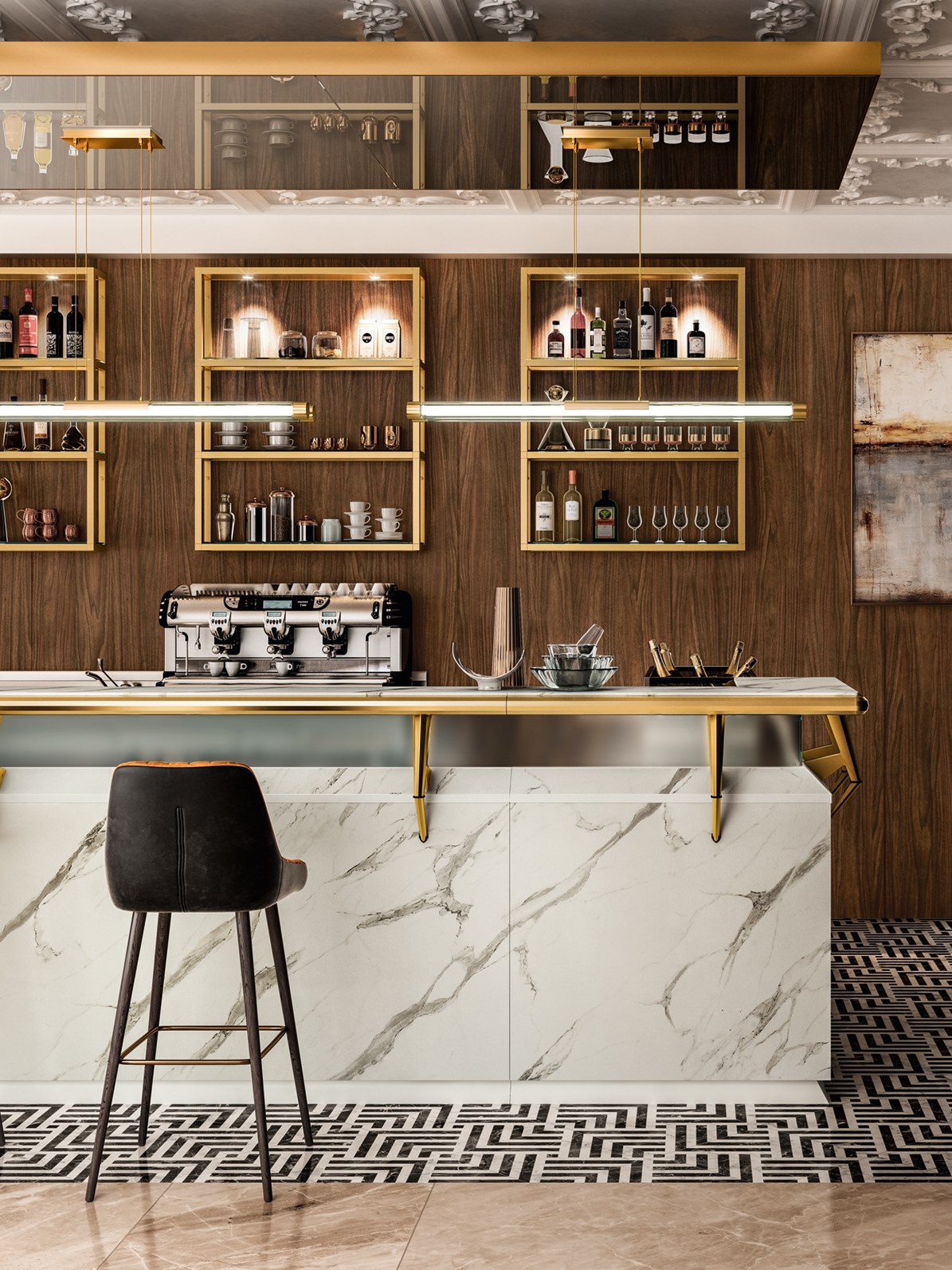Bar counter wells with ice cream HARRIS By Frigomeccanica