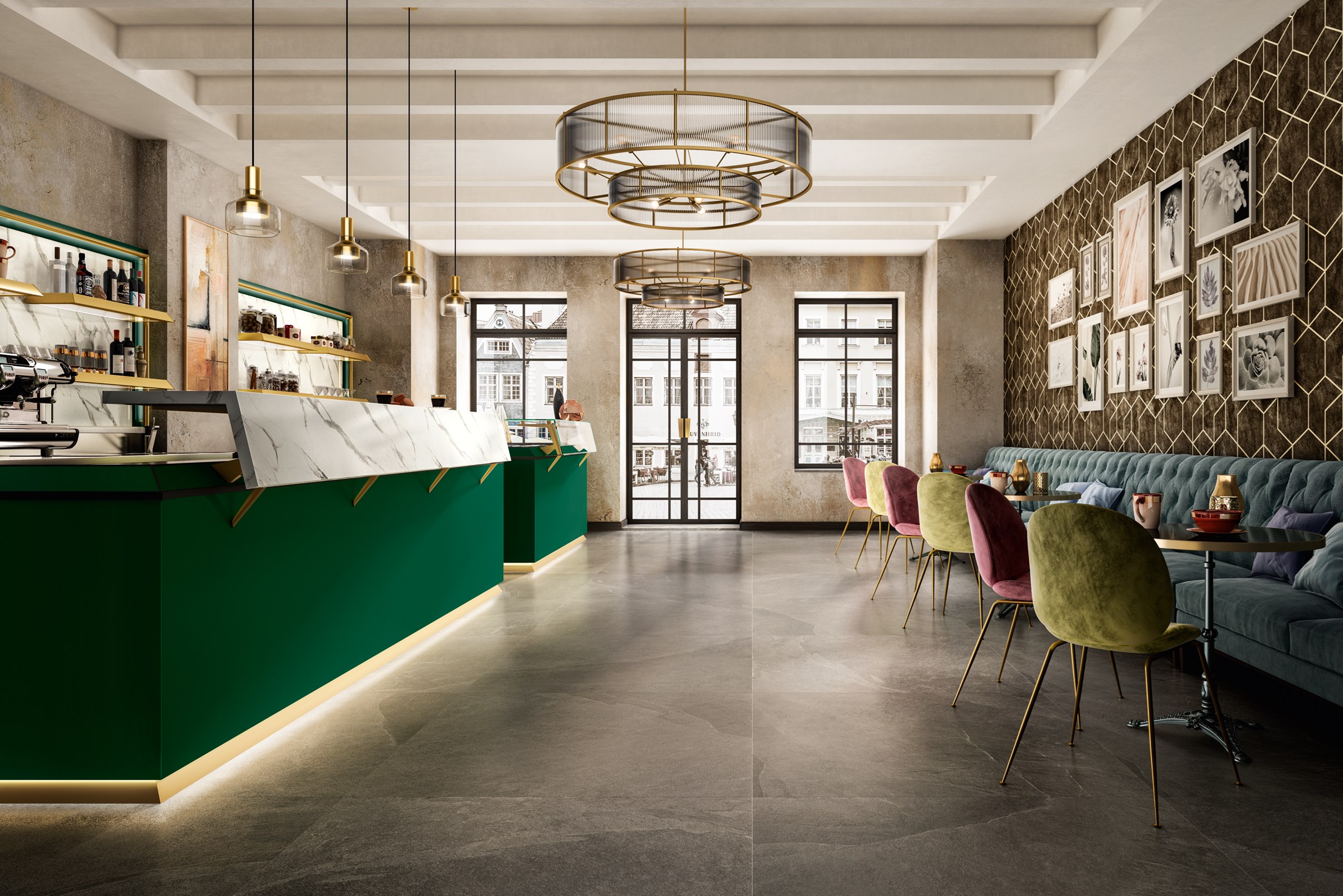 Bar counter wells with ice cream HARRIS By Frigomeccanica