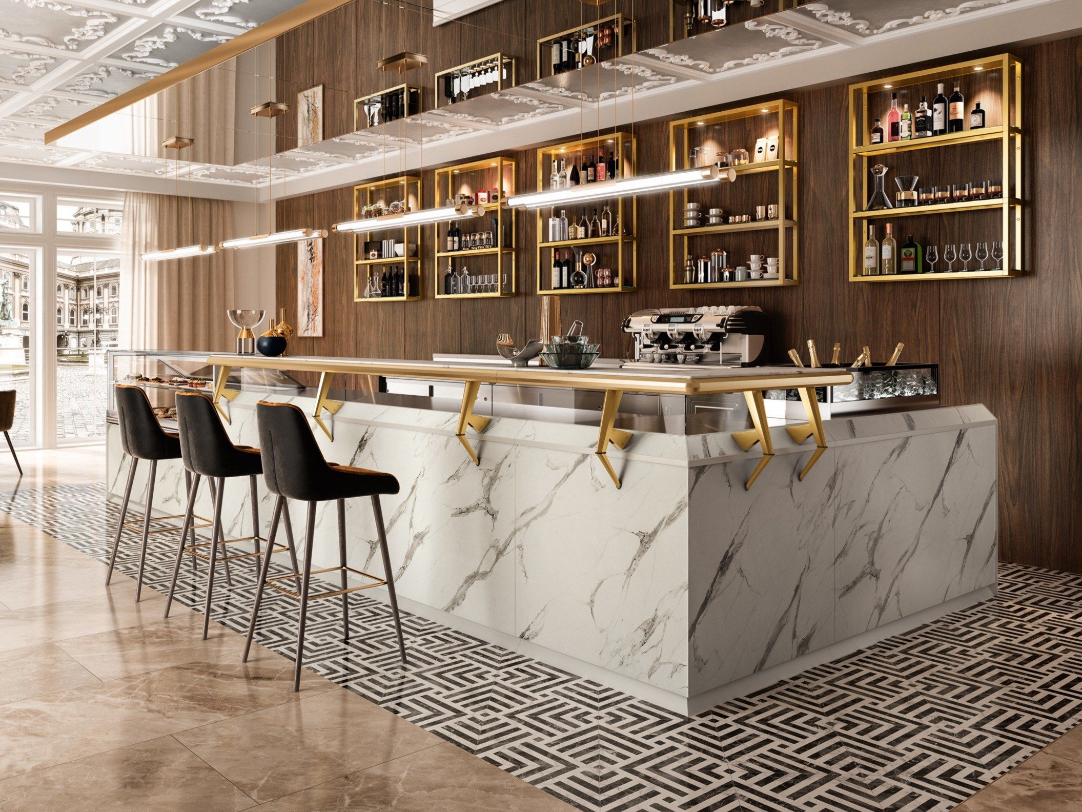 Bar counter wells with ice cream HARRIS By Frigomeccanica