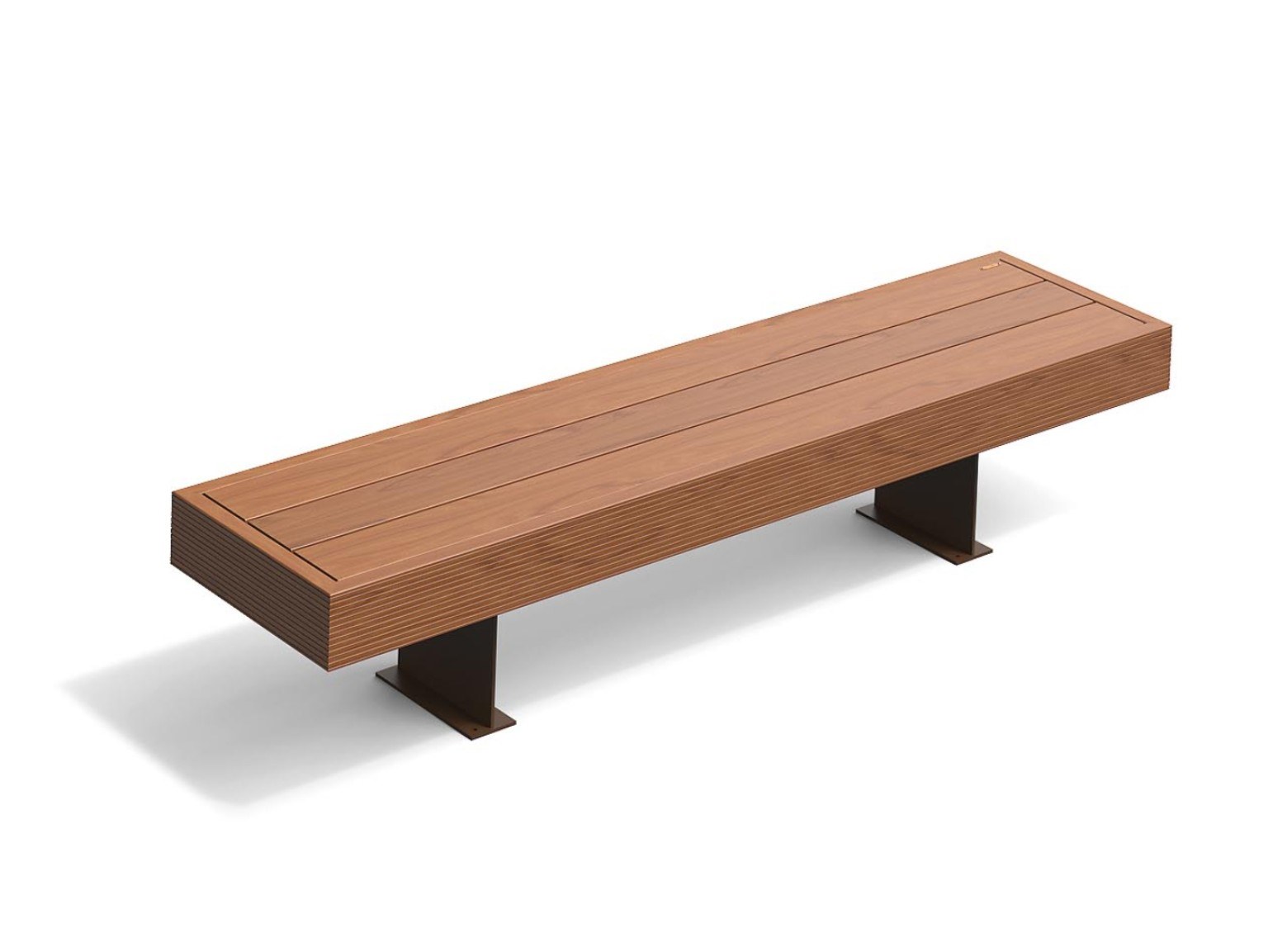 HARRIS | Bench Modular backless wooden bench By Metalco | design Sjit