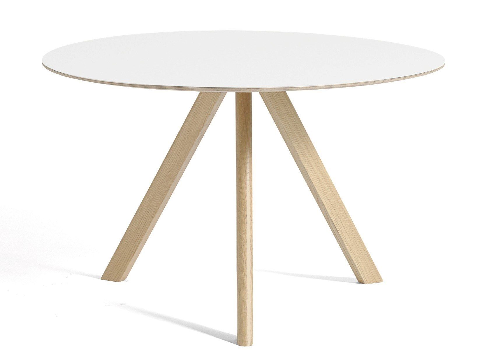 HAY - COPENHAGUE CPH 20 ROUND LACQUERED table By In Stock design Ronan ...