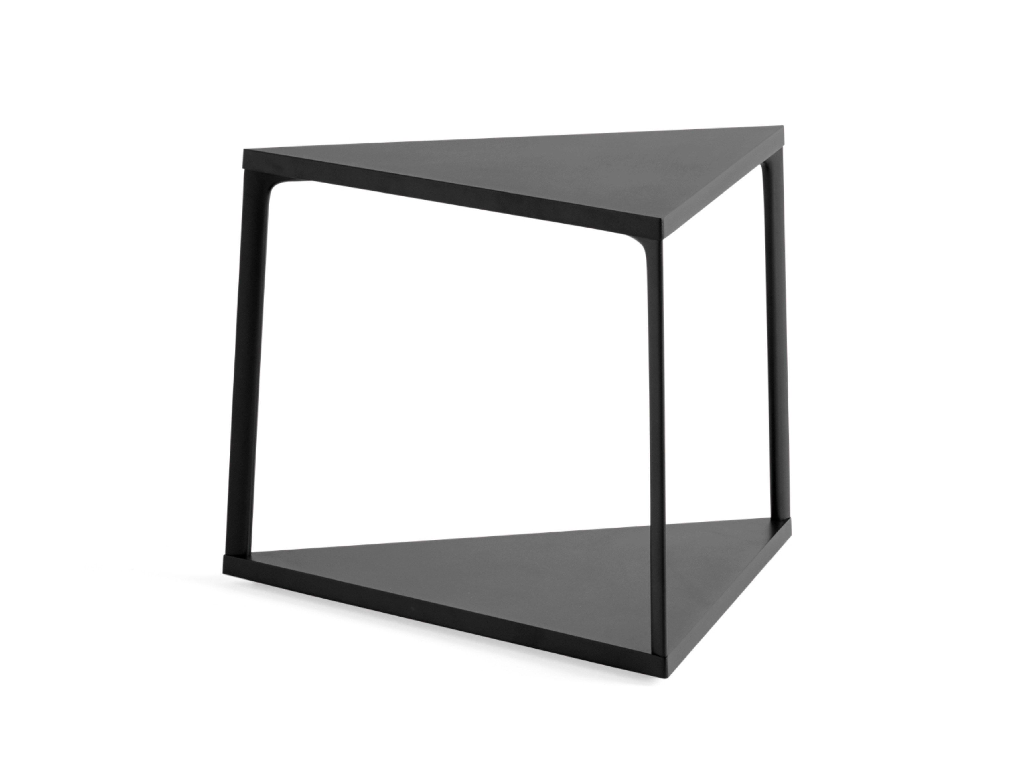 Triangular aluminium and MDF coffee table HAY - EIFFEL SIDE TABLE ...