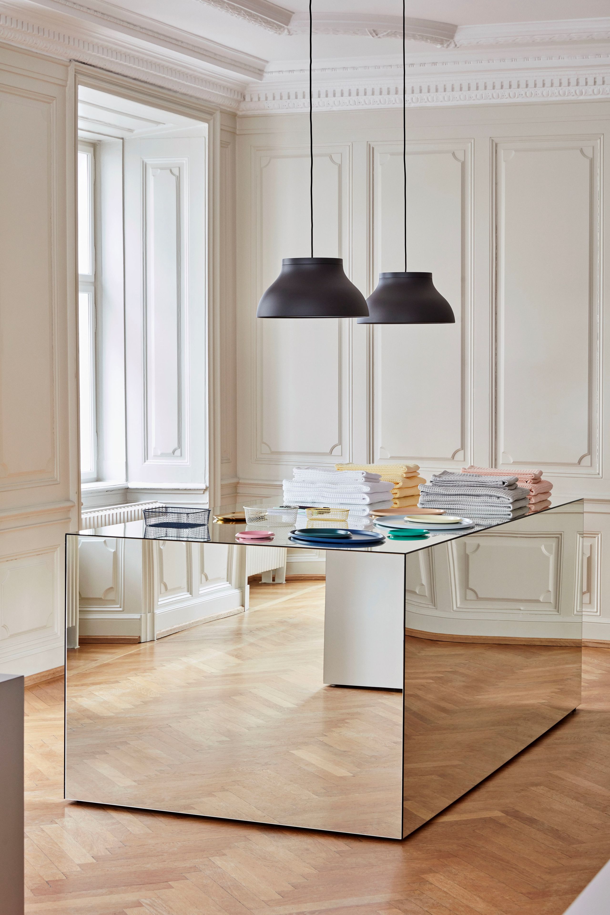 HAY - PC PENDANT L SOFT BLACK pendant lamp By In Stock