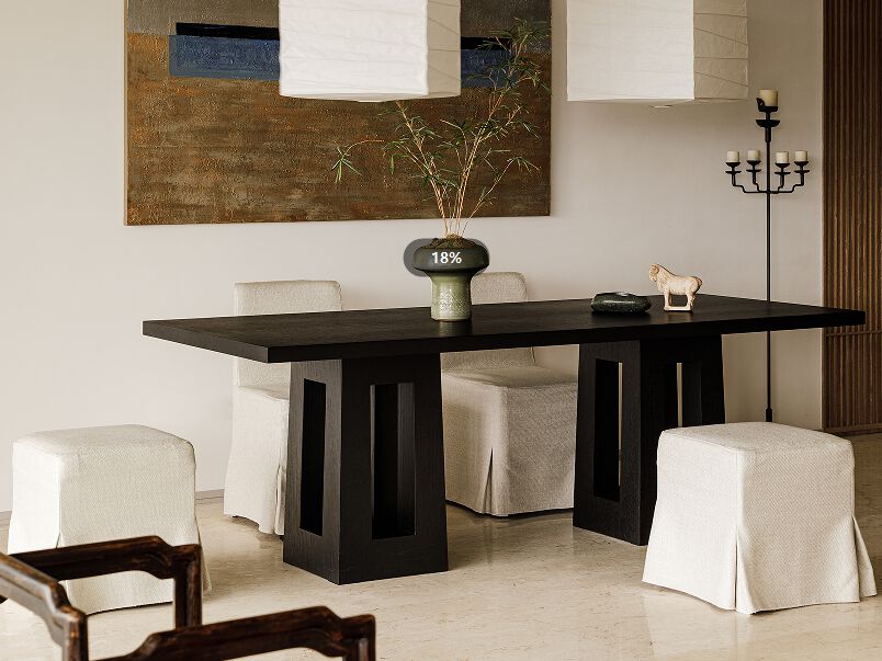 ALMA Rectangular dining table By HC28 | design Francois Champsaur