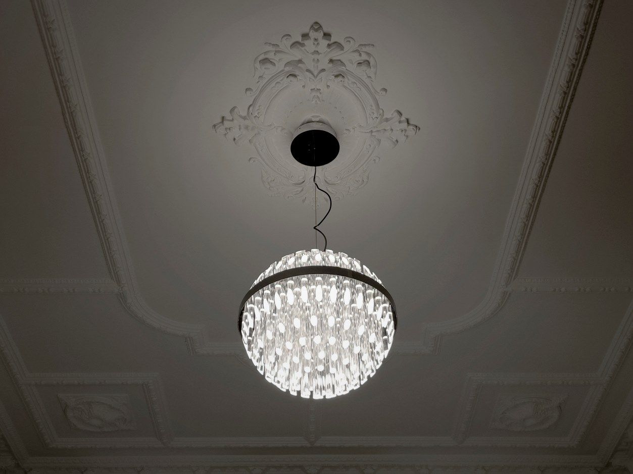 HELIOS LED steel pendant lamp By OBLURE | design Joakim Thedin