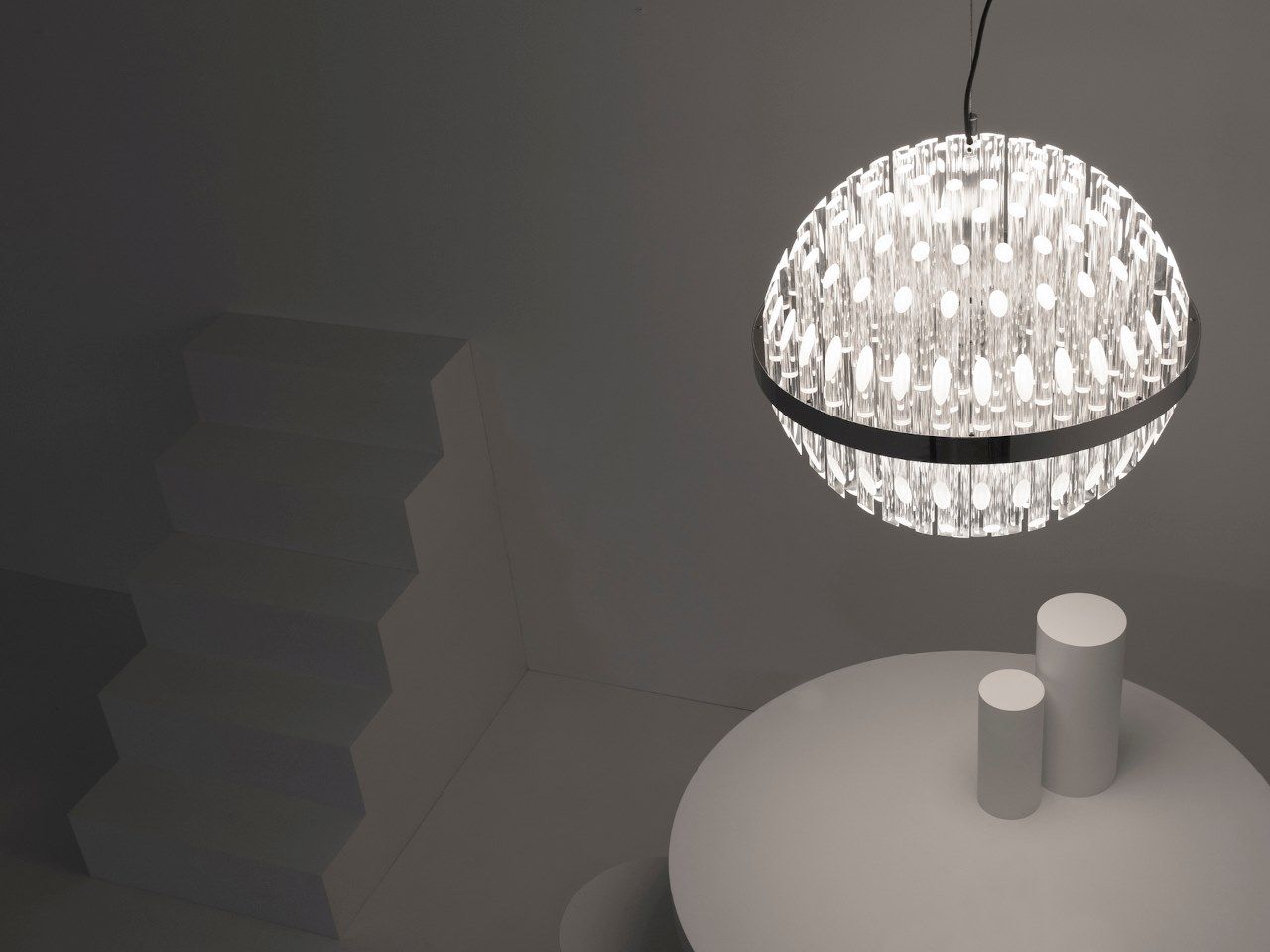 HELIOS LED steel pendant lamp By OBLURE | design Joakim Thedin