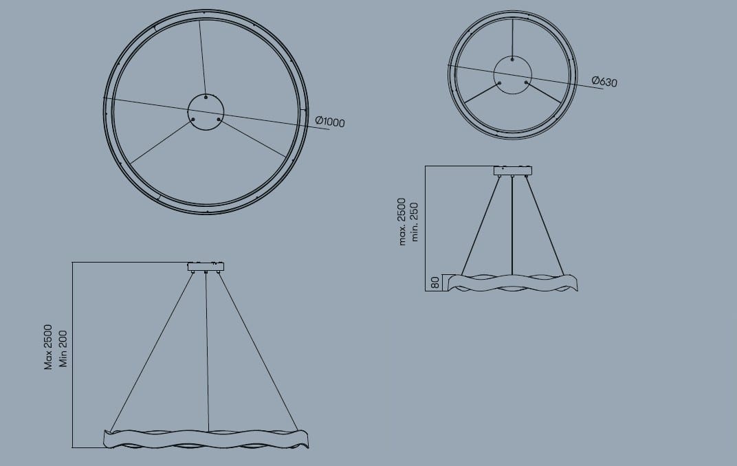 LED indirect light pendant lamp HELLO By Grok design Josep Patsí