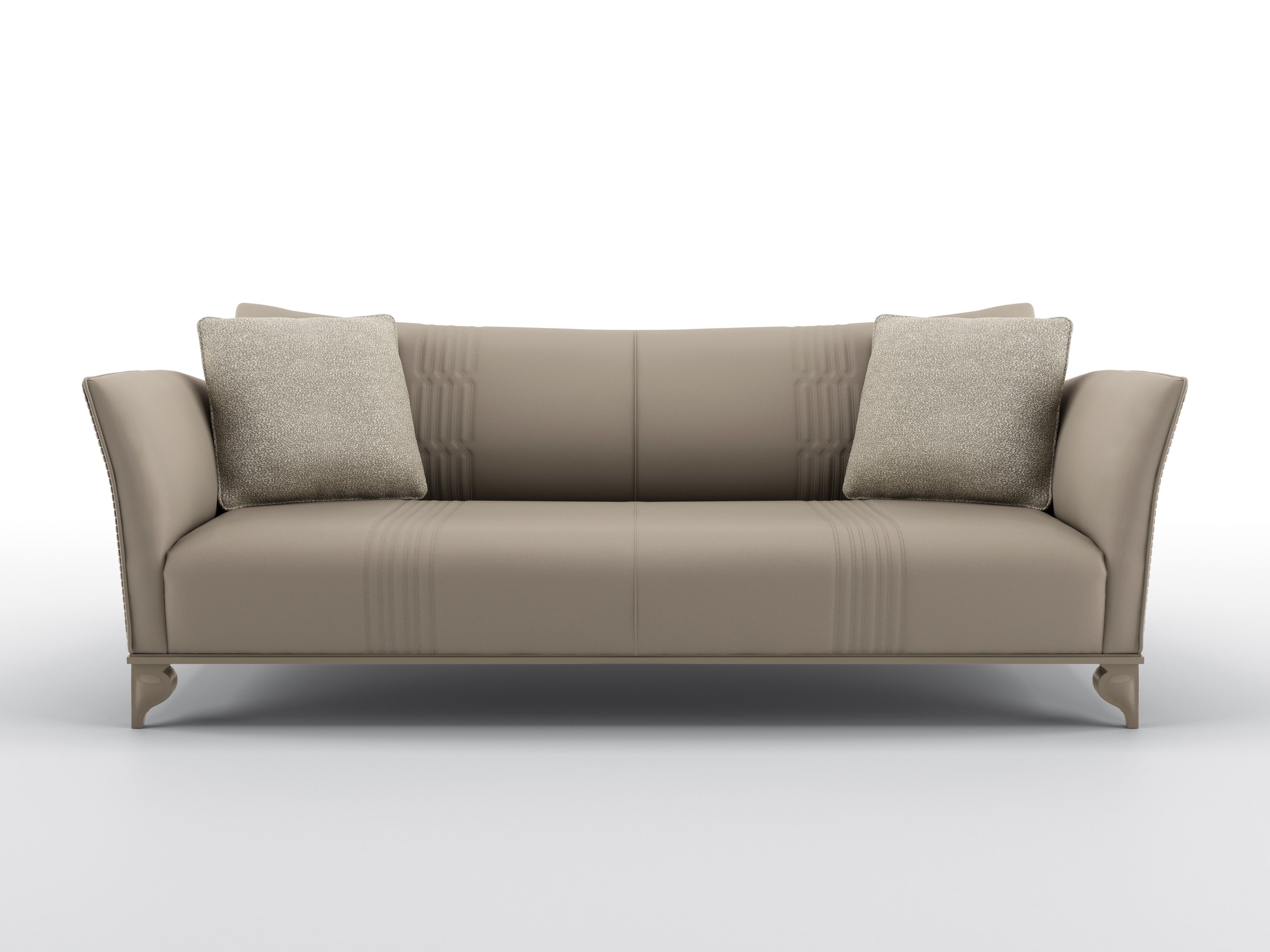 3 seater leather sofa HEMINGWAY By BRUNO ZAMPA