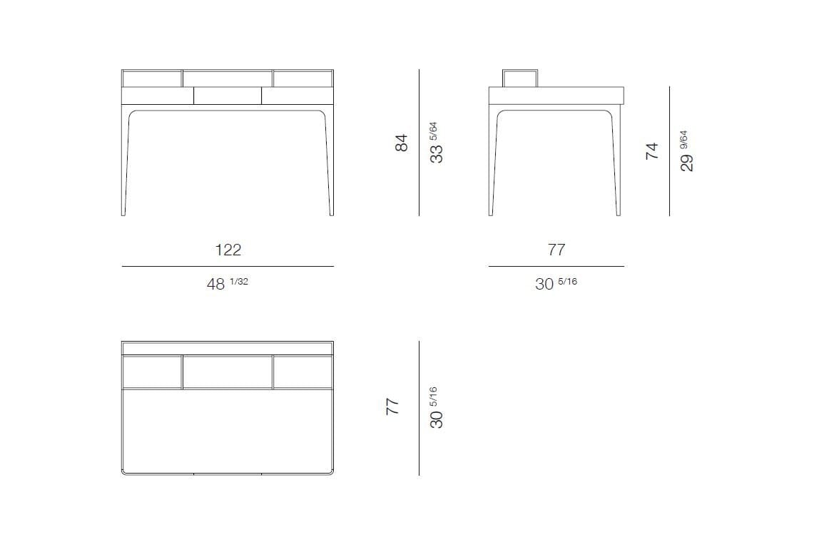 Maple writing desk HEMINGWAY Home Collection By ROSSATO design Hangar ...
