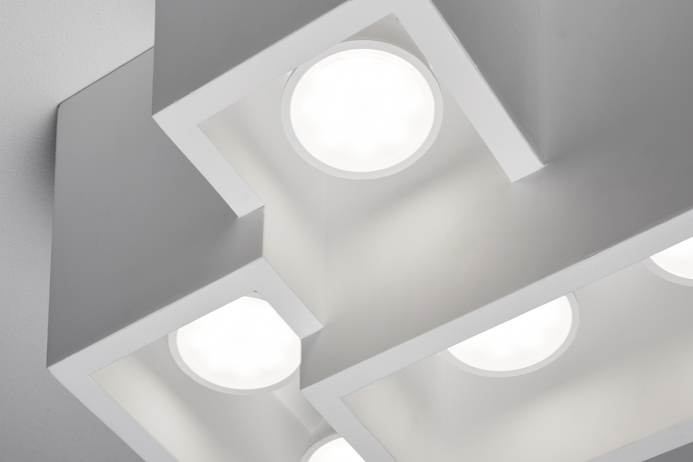 HERAEA | Plaster ceiling lamp By Tecnico design Marco Spatti