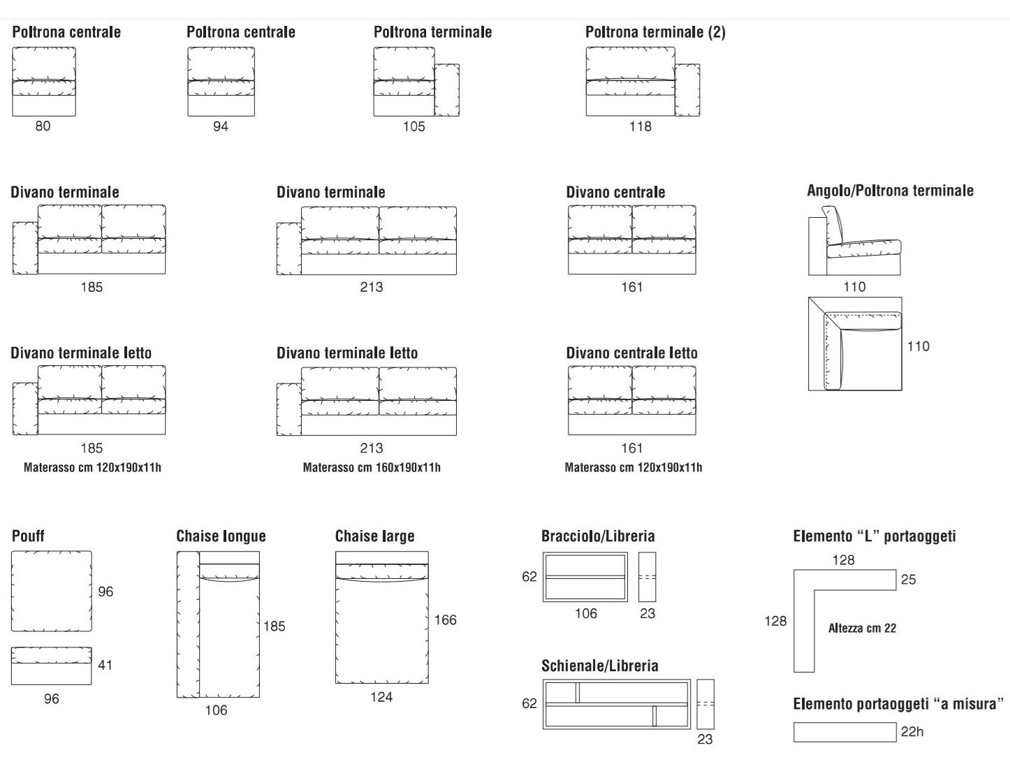 HERMES | Corner sofa Hermes Collection By Former In Italia