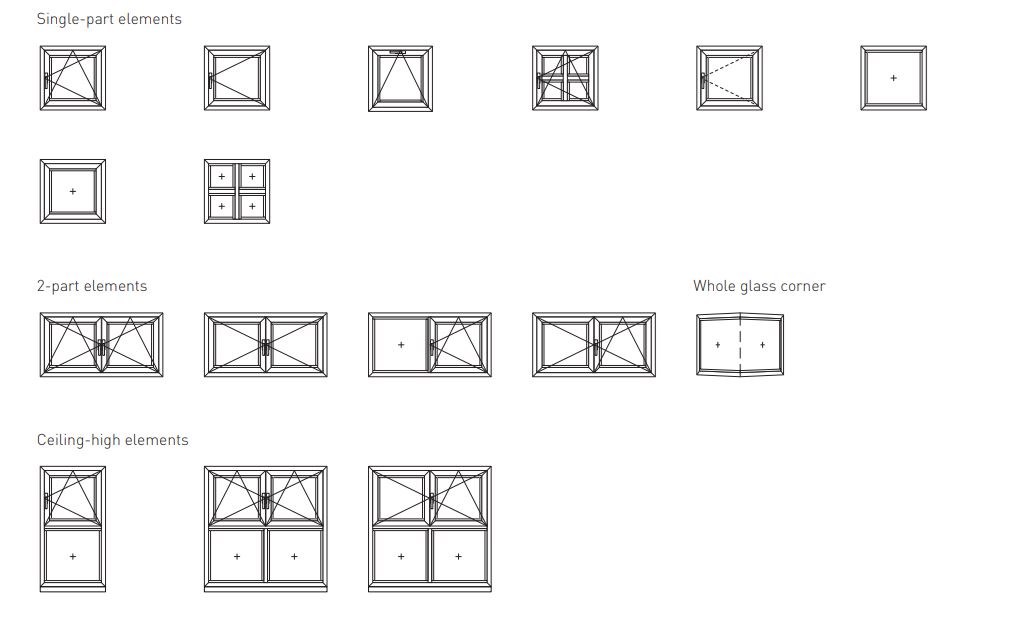 HEROAL W 72 Aluminium thermal break window By heroal