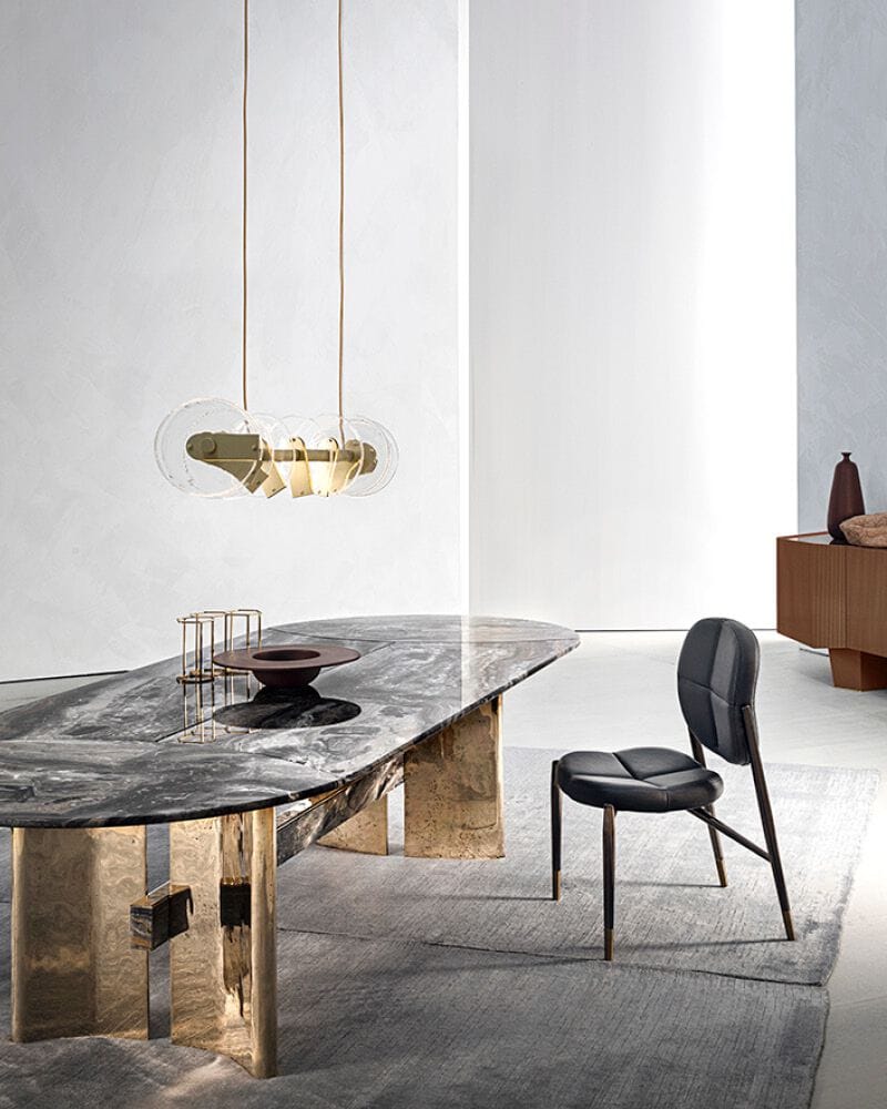 FYRA Leather chair By HESSENTIA | Cornelio Cappellini | design Luca Erba