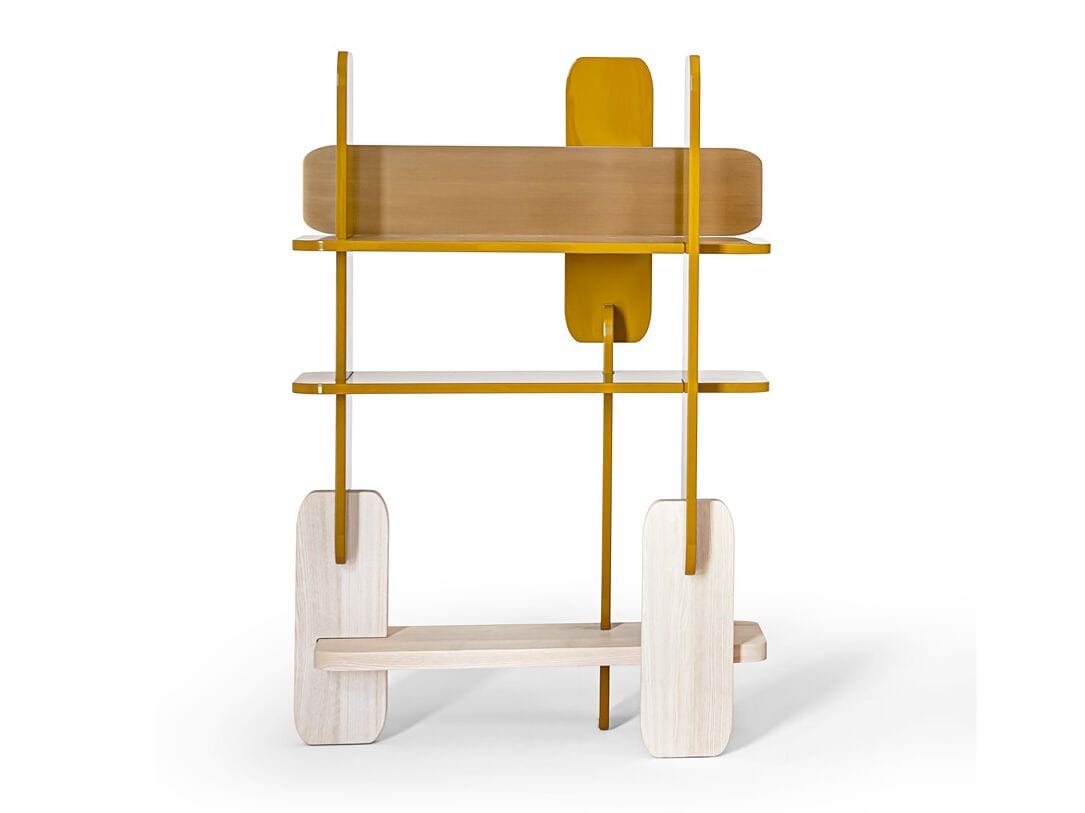 GREFFAGE Open double-sided wooden bookcase By HESSENTIA | Cornelio ...