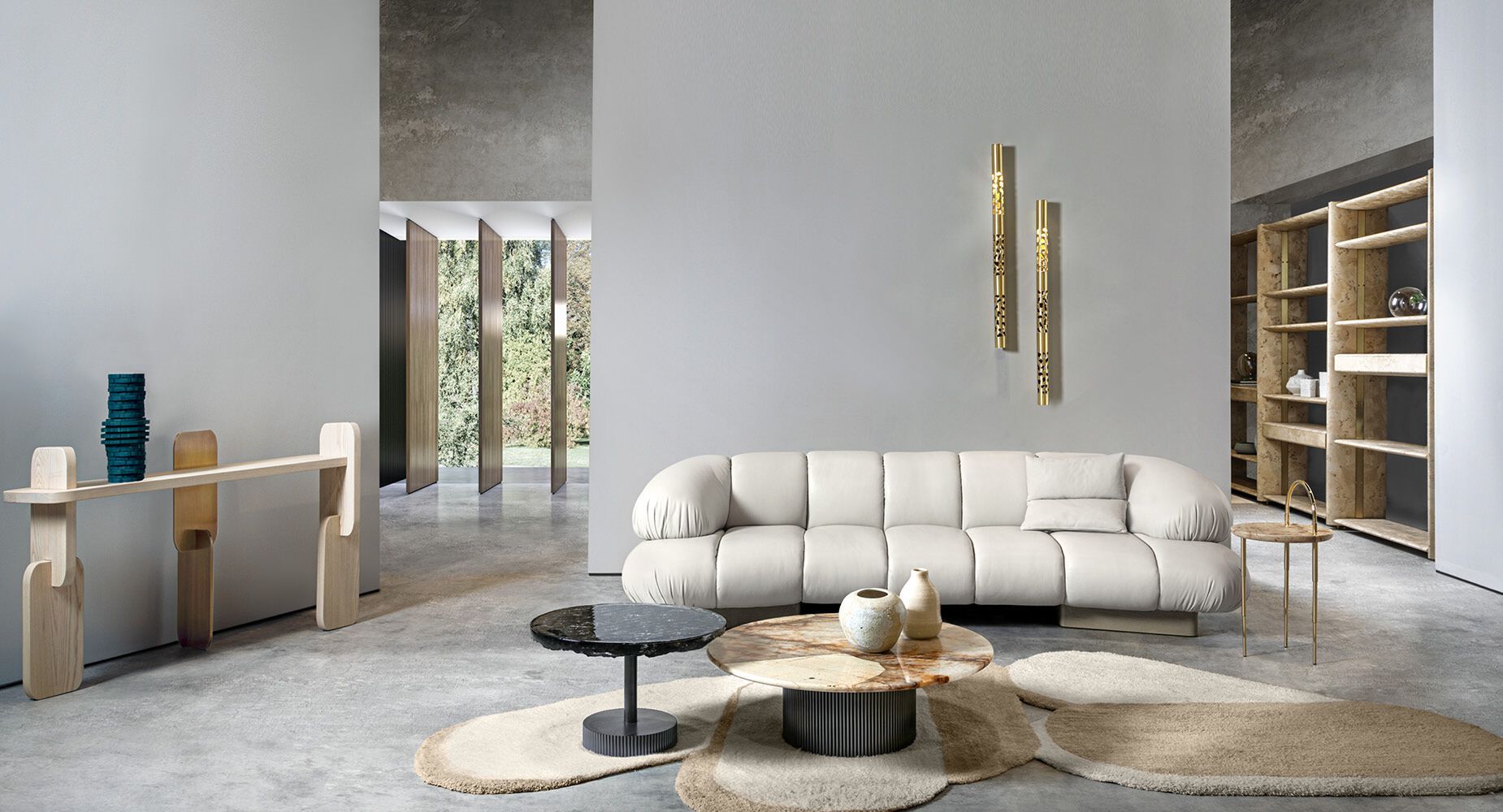 GREFFAGE Rectangular wooden and metal console table By HESSENTIA ...