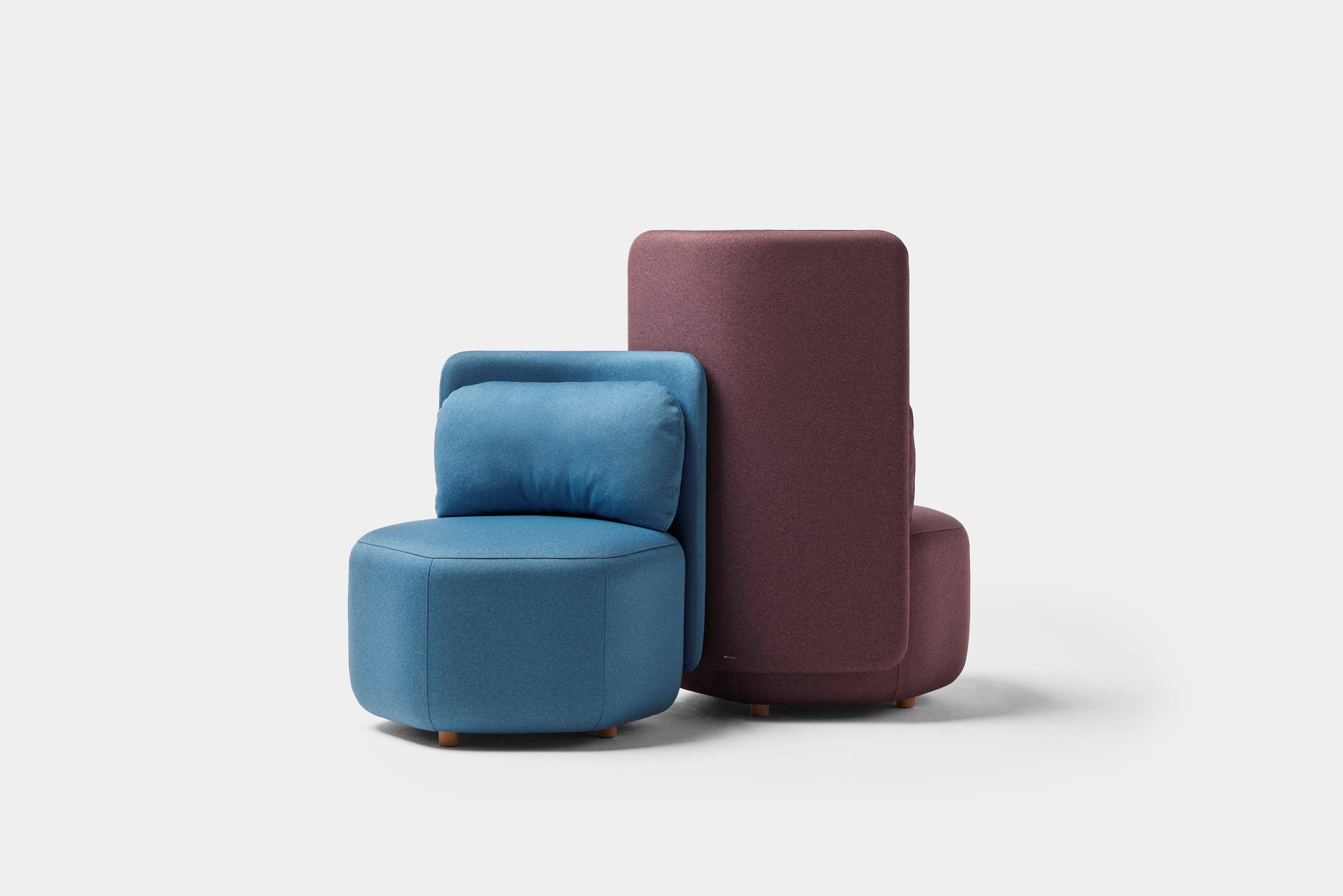 HEX | High-back armchair By Missana design Jaro Kose