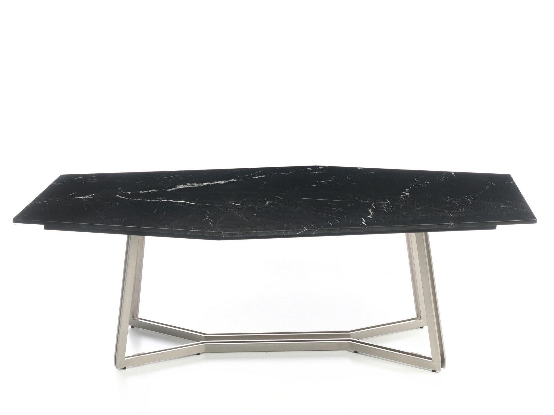 Marble dining table HEXAGON By ENNE design Arketipo Design