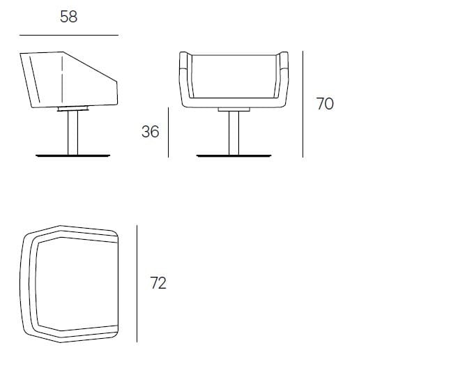 HEXAGON | Easy chair By Henge design Massimo Castagna