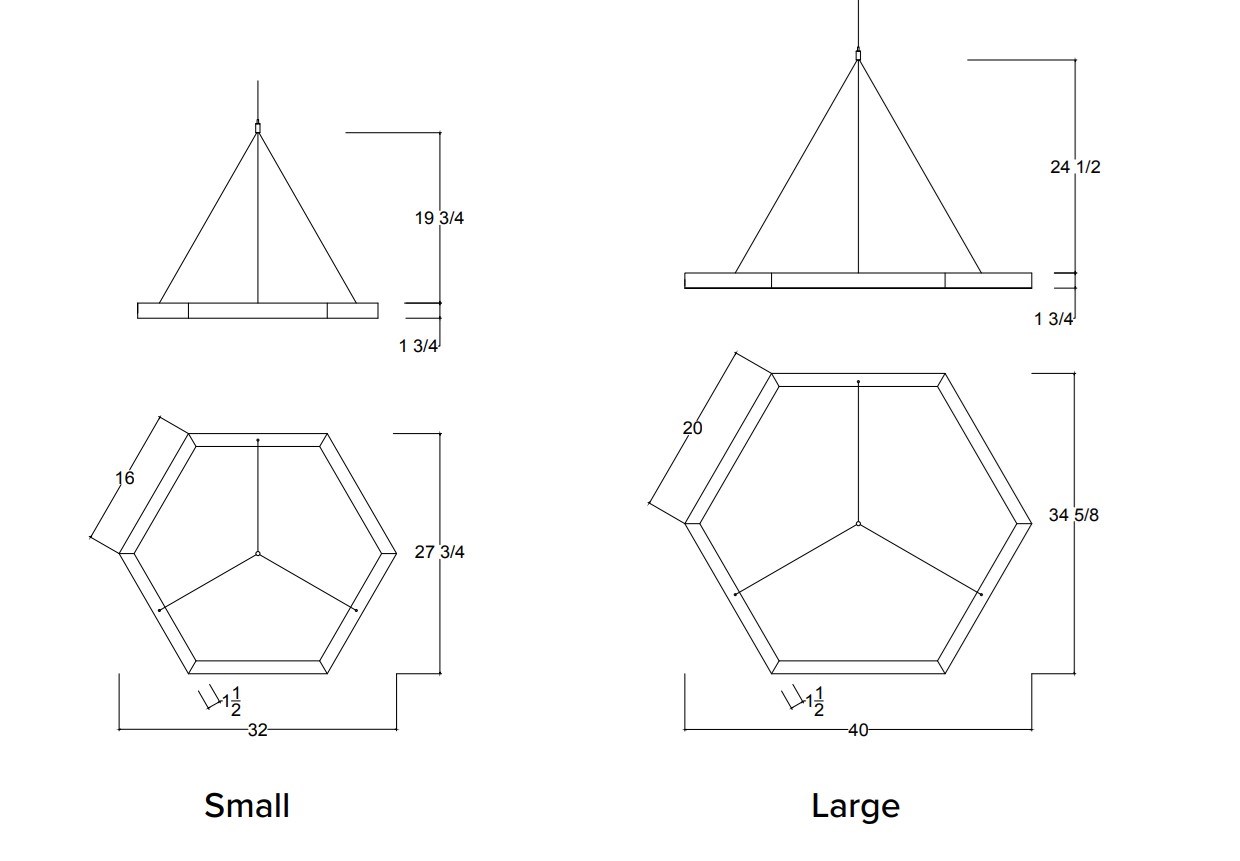 HEXAGON | Pendant lamp Hexagon Collection By hollis+morris design ...