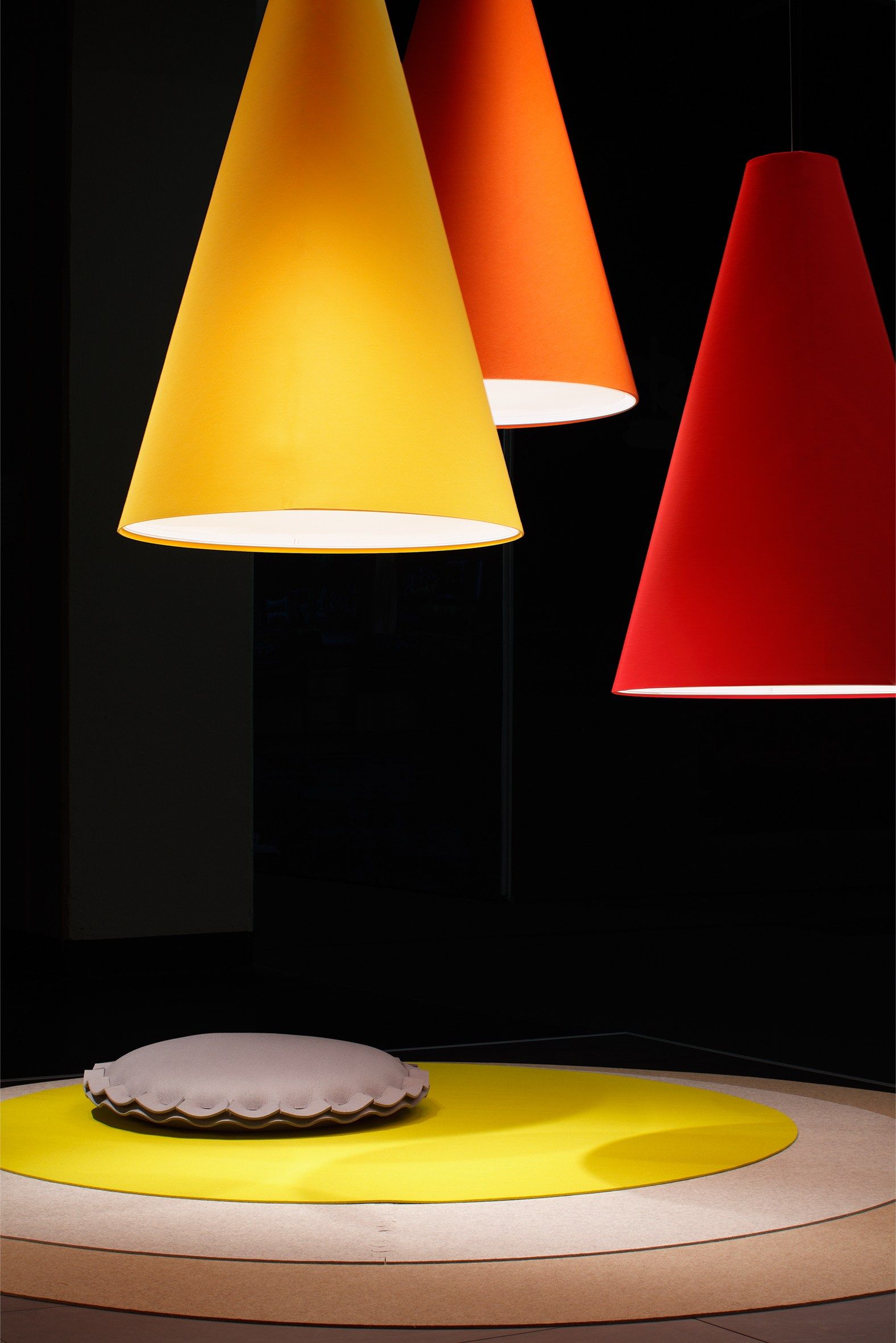 Felt pendant lamp HEY-LIGHT By HEY-SIGN design Bernadette Ehmanns ...