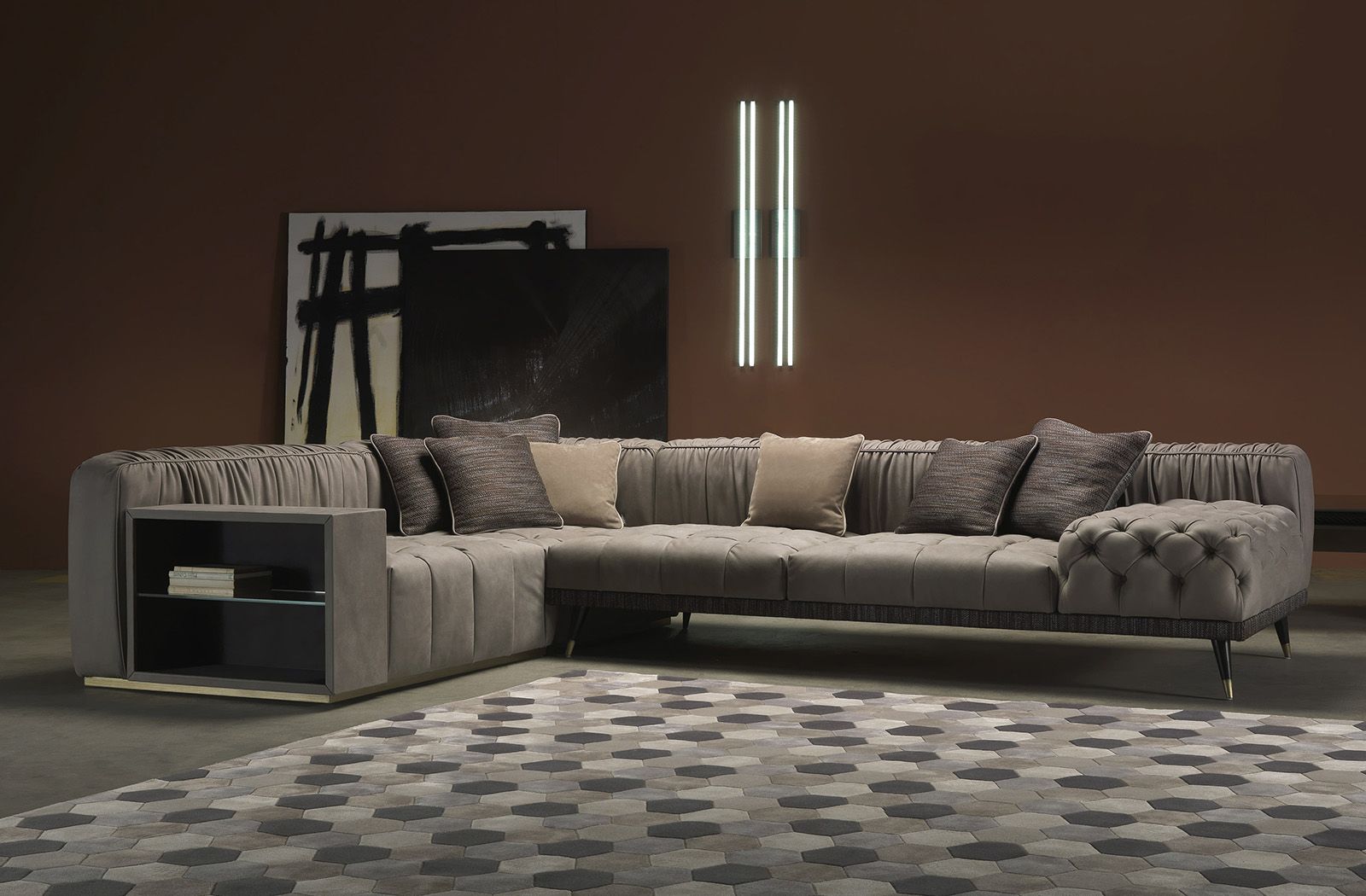 HIGHLANDER | Sectional sofa By Gianfranco Ferré Home