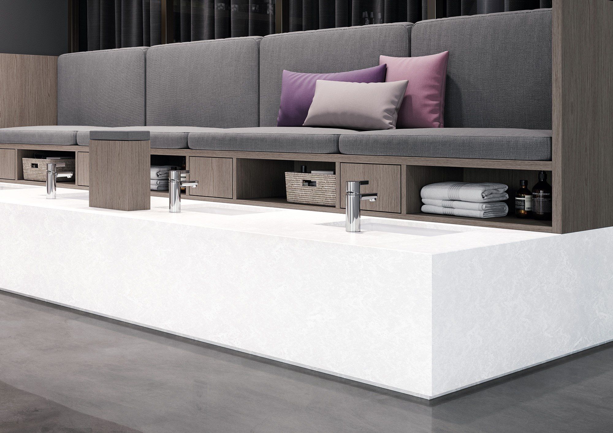 HIMACS - Marmo & Aurora Solid Surface By HIMACS