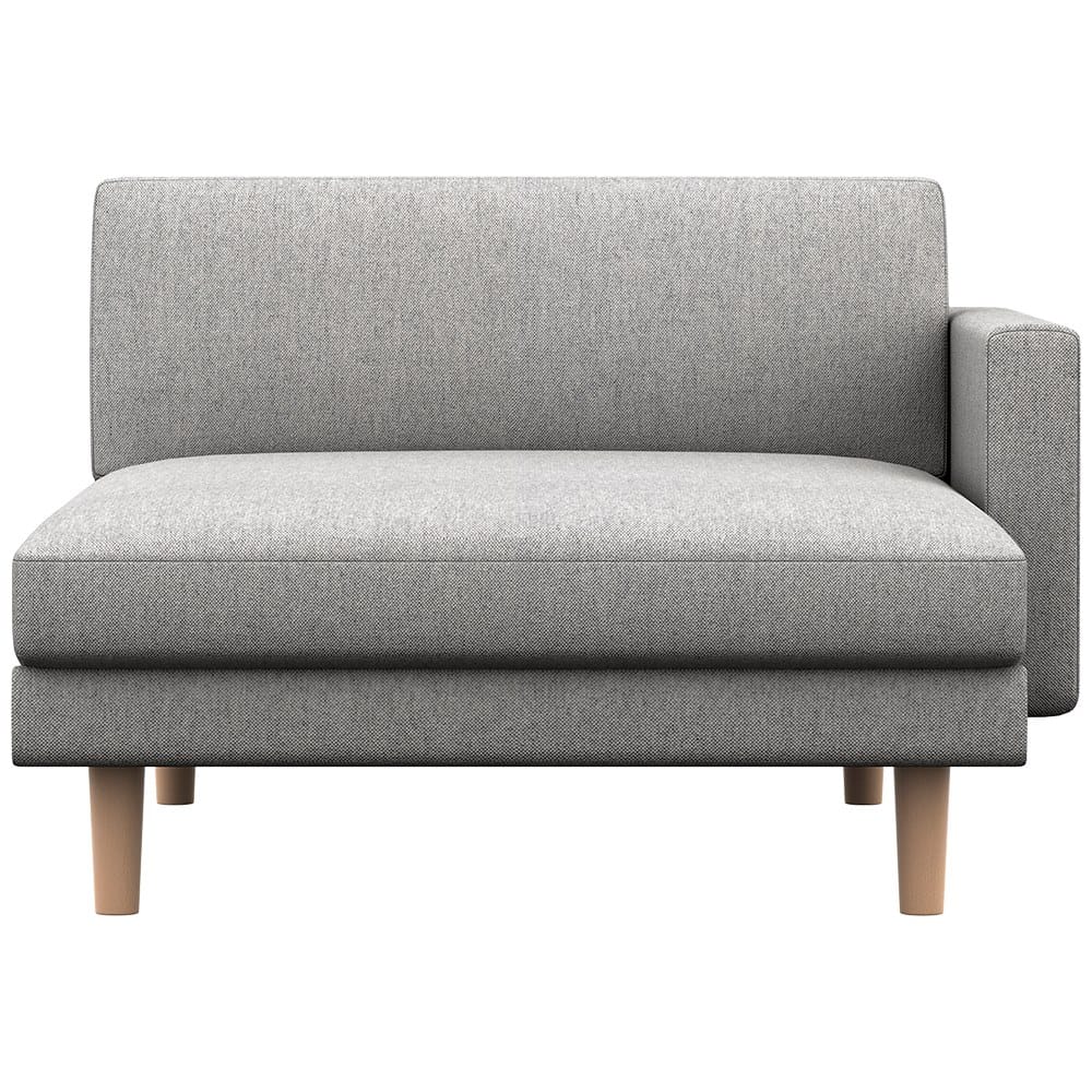 Sectional fabric sofa with chaise longue HIROSHIMA By Maruni design ...