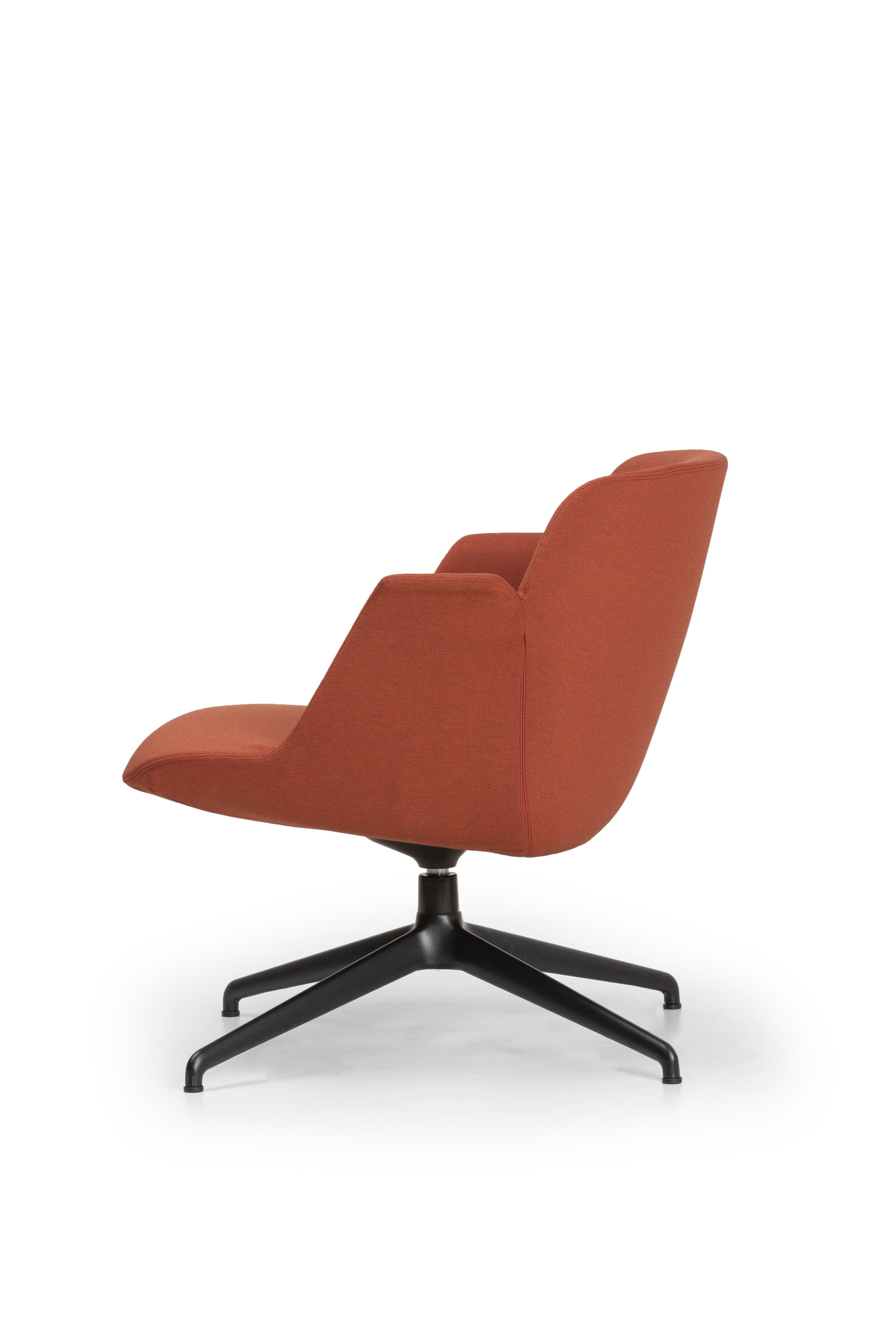 HIVE Swivel trestle-based fabric easy chair By True Design | design ...