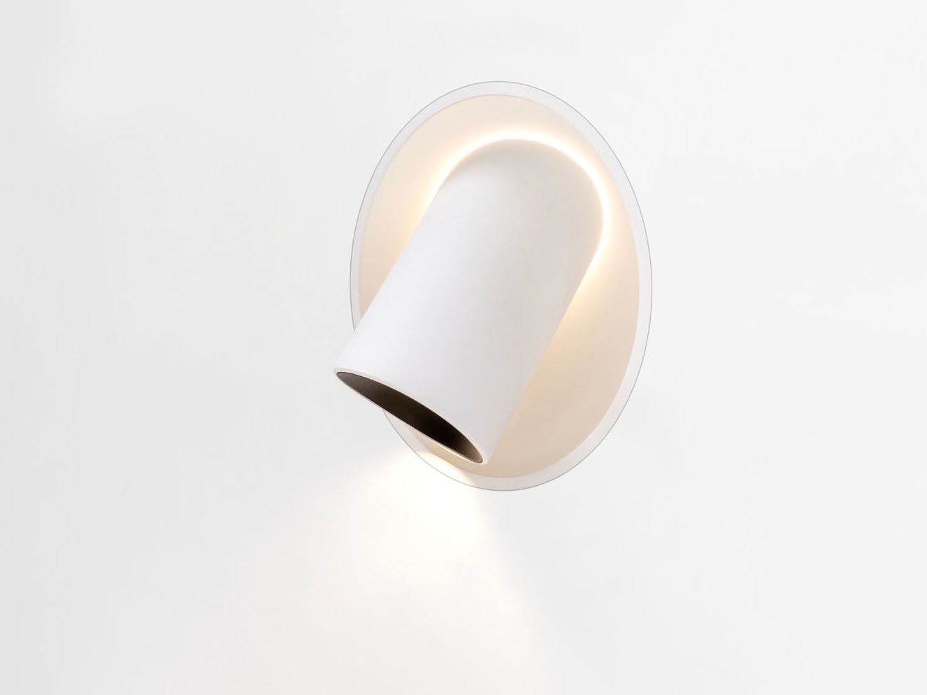 HOLLOW Recessed LED powder coated aluminium spotlight By Modular ...