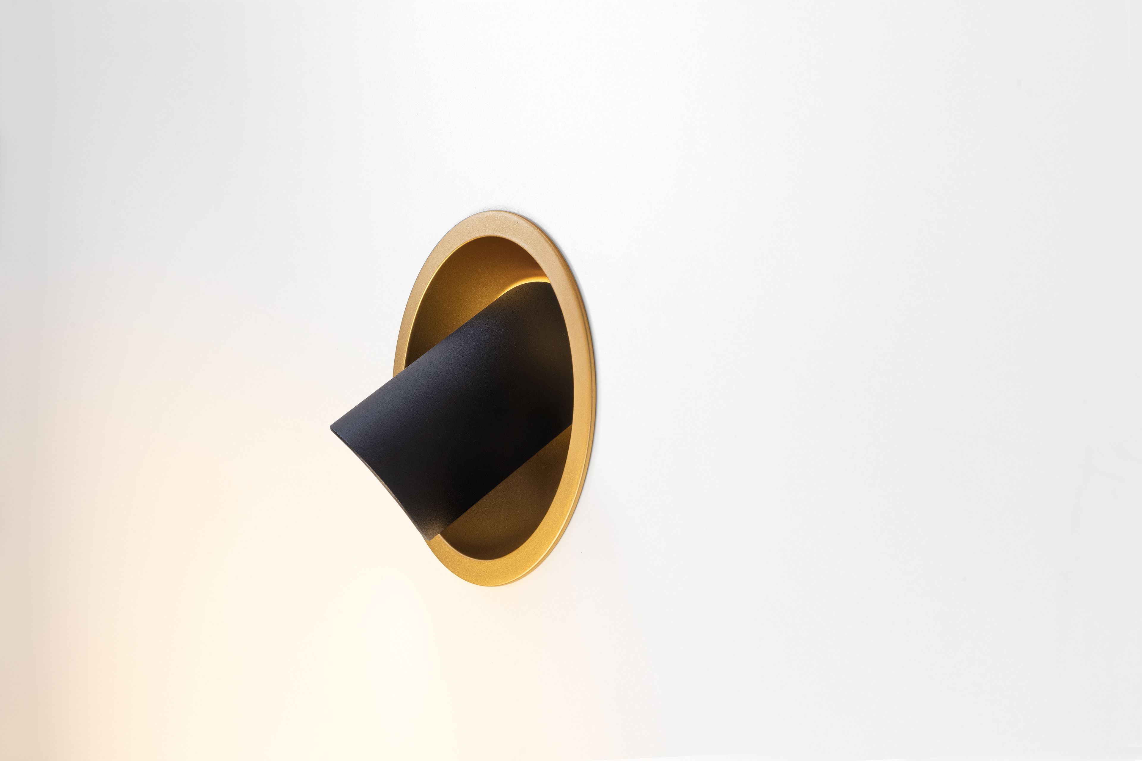 HOLLOW Recessed LED powder coated aluminium spotlight By Modular ...