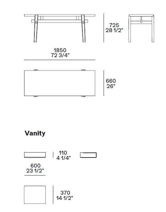 HOME HOTEL | Secretary desk By Poliform design Jean-Marie Massaud