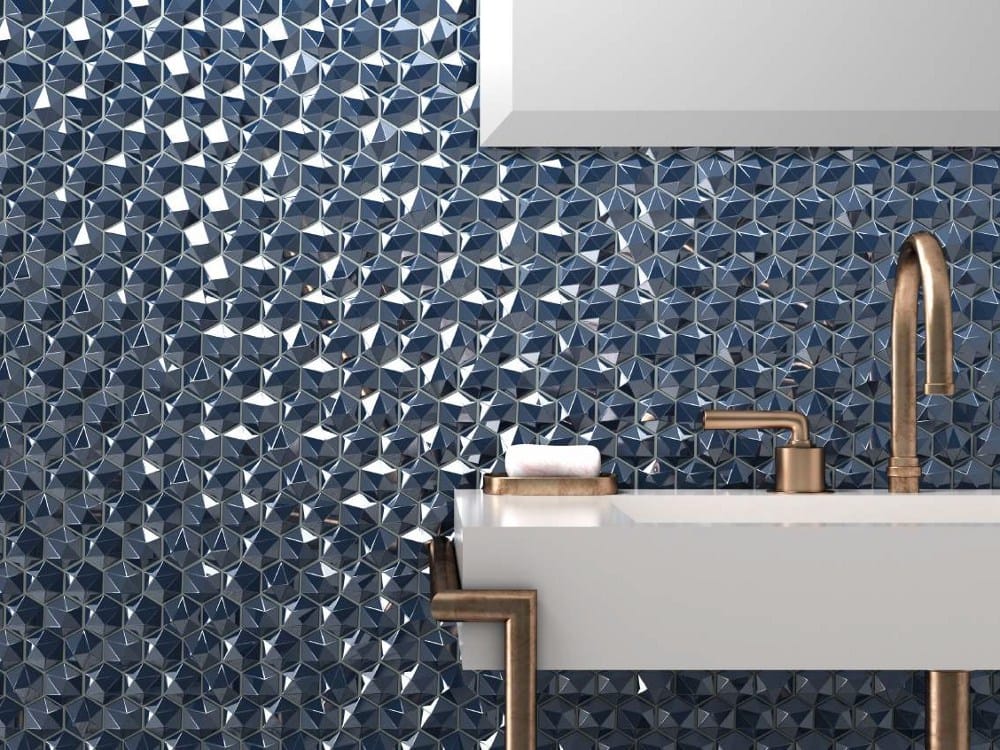 Mosaïque en verre HONEY DIAMOND By VIDREPUR