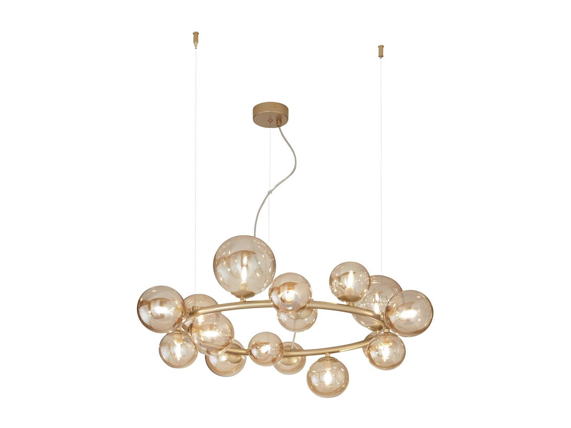 HONEY | Pendant lamp LED blown glass and metal pendant lamp By Fan ...