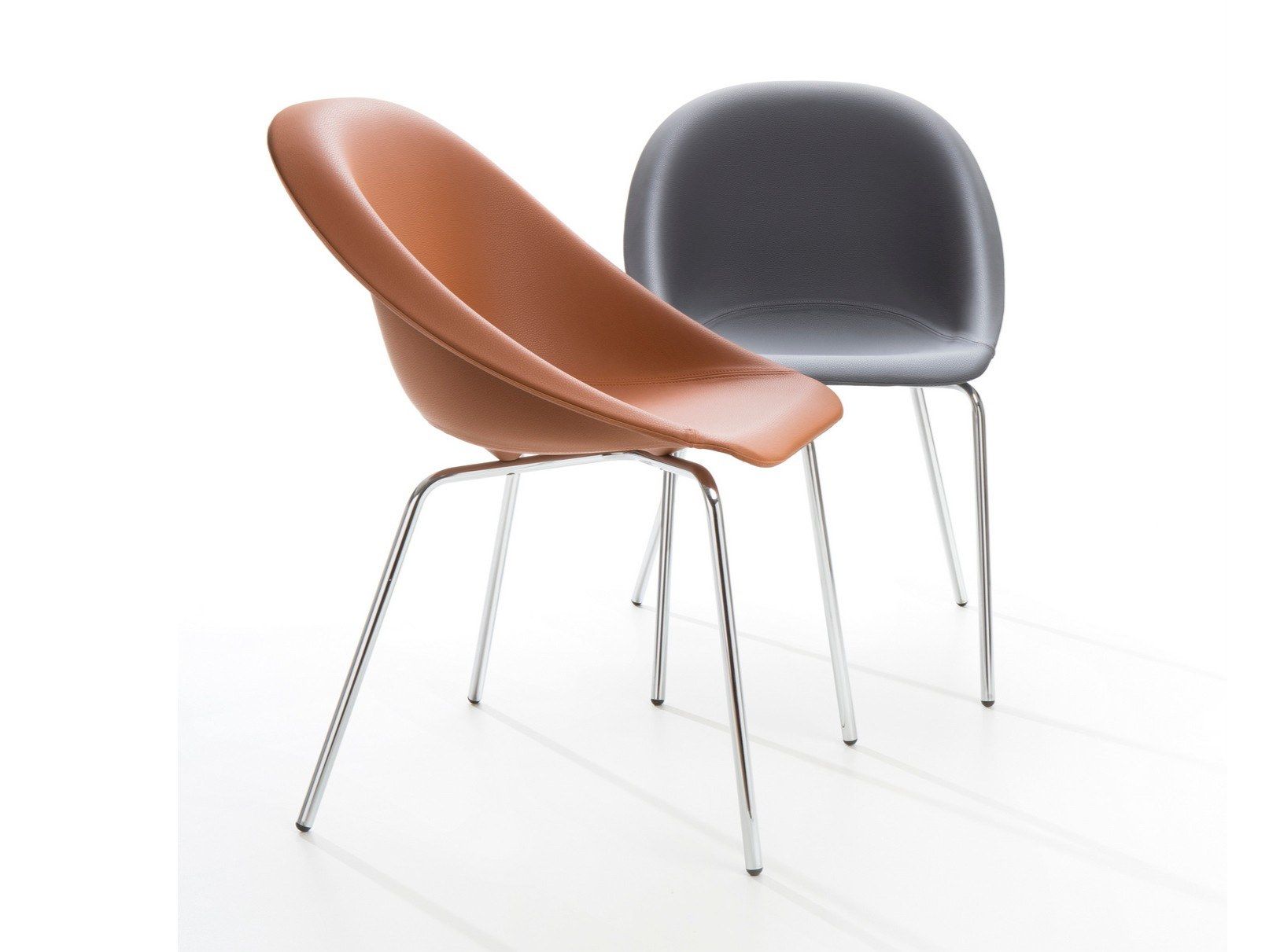 HOOP | Leather chair By B-LINE design Karim Rashid